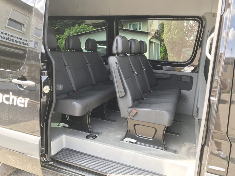 Mercedes Sprinter innen - Autovermietung Schumacher Spaichingen